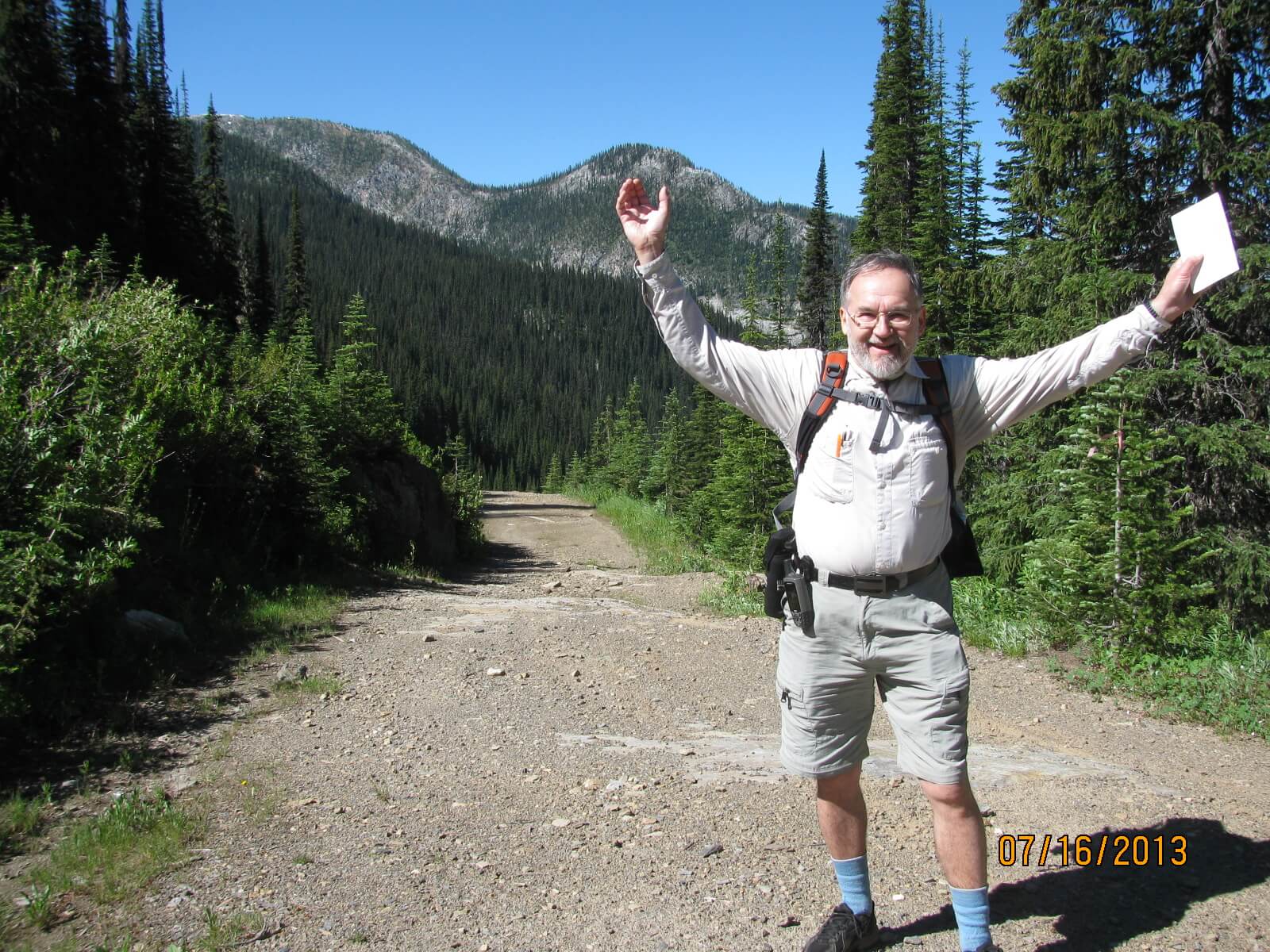 Hiker Hits High Point at Gray Creek Pass! - Trails BC